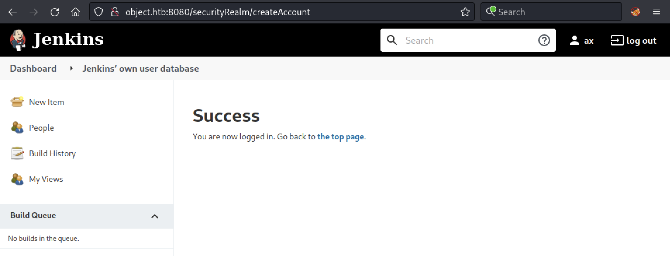 [HTB] Object - Fsociety