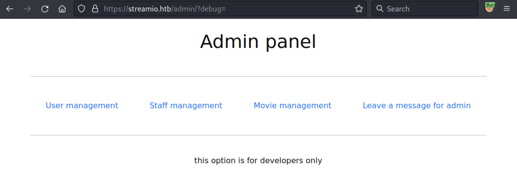 [HTB] StreamIO - Fsociety
